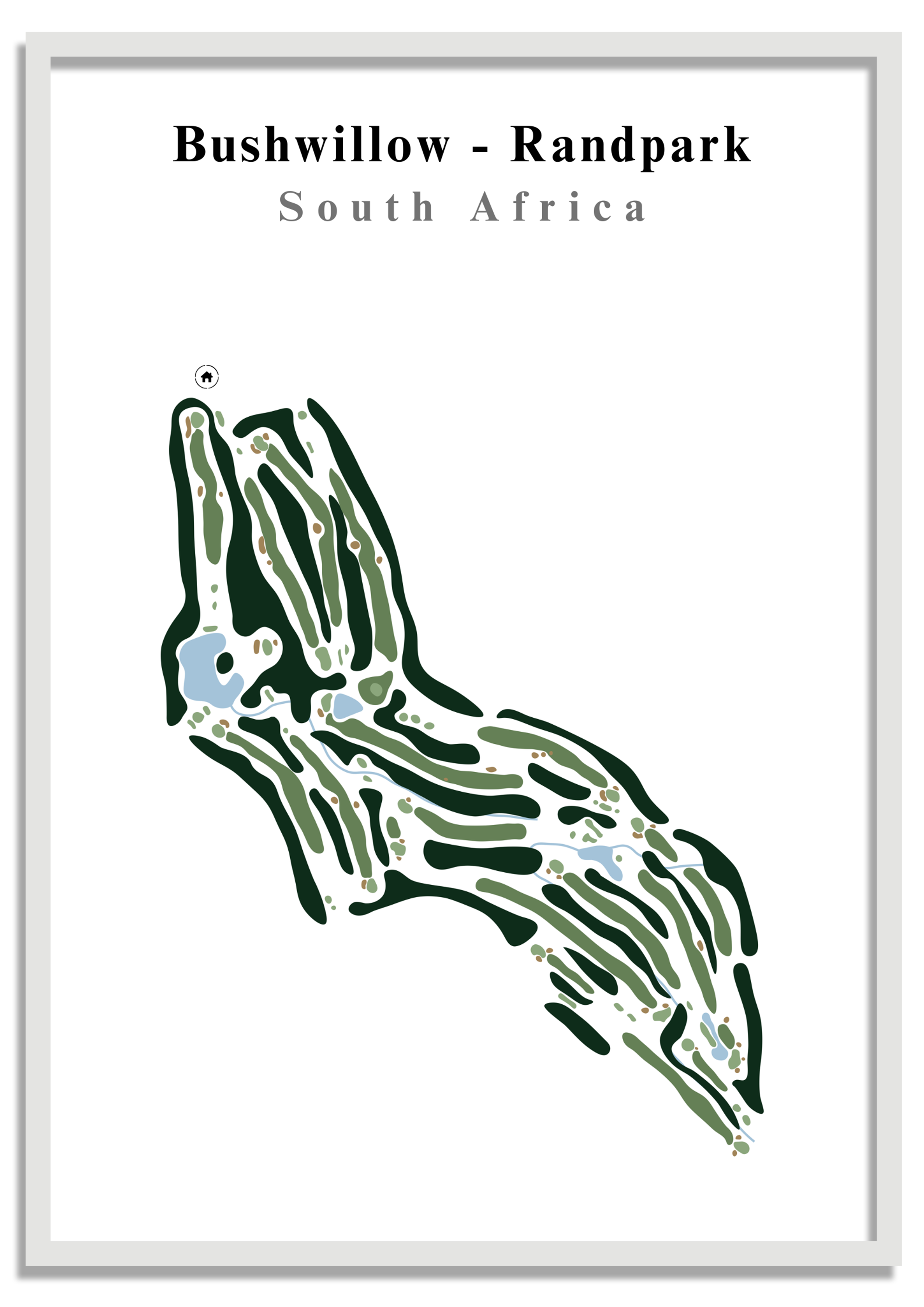 Bushwillow - Randpark - South Africa - Printed Golf Course - Fairway Prints