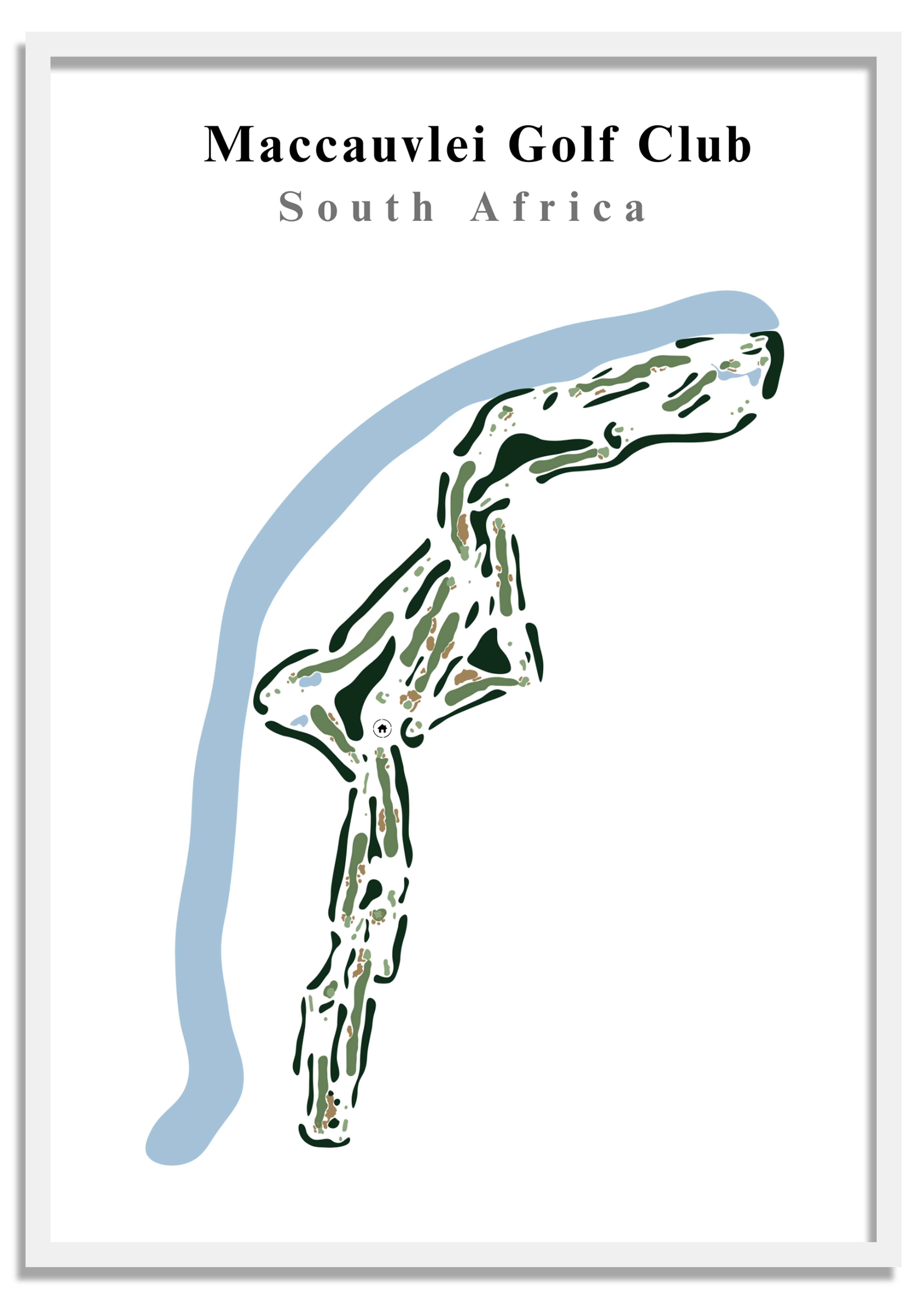 Maccauvlei Golf Club - South Africa - Printed Golf Course - Fairway Prints
