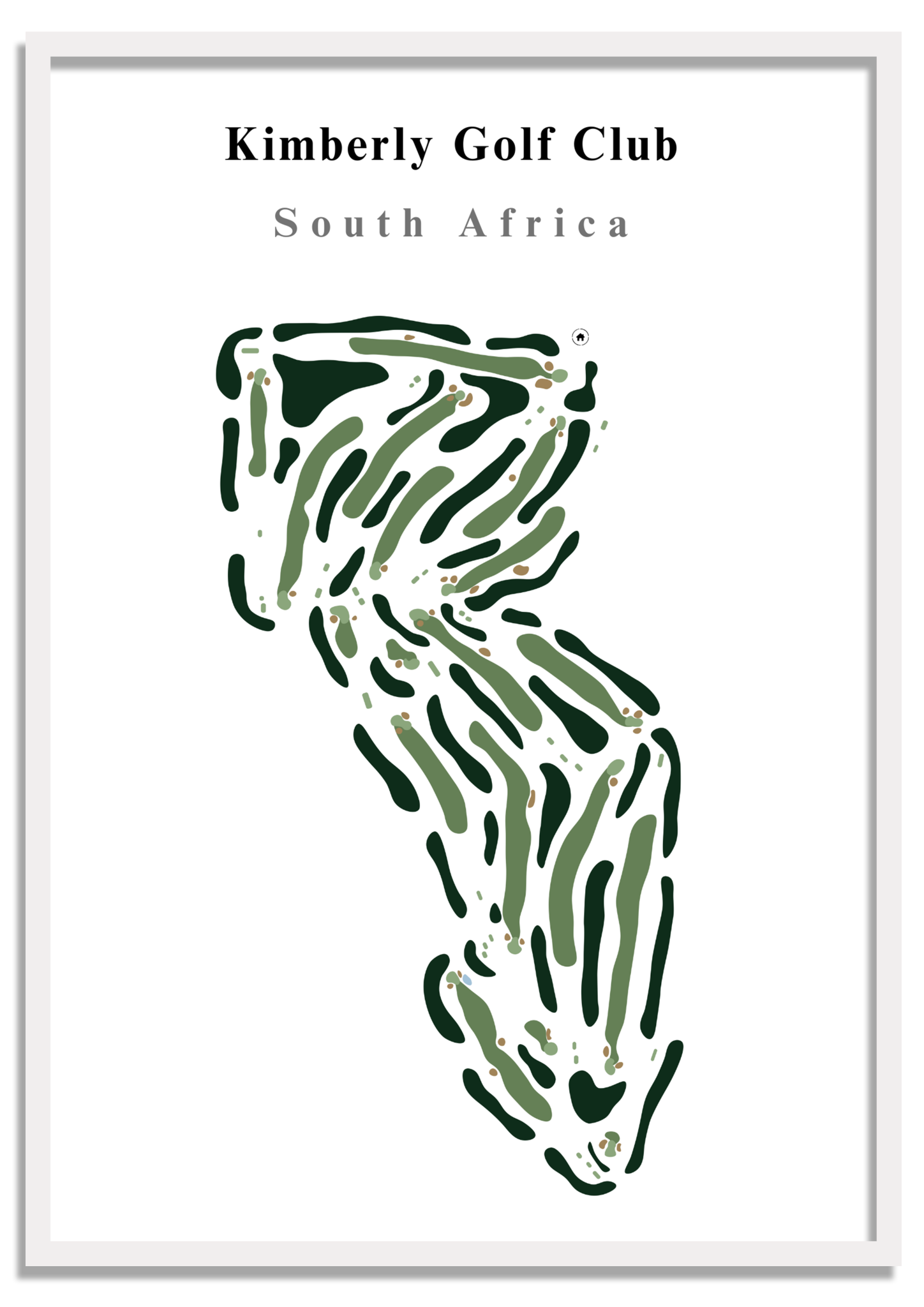 Kimberly Golf Club - South Africa - Printed Golf Course - Fairway Prints