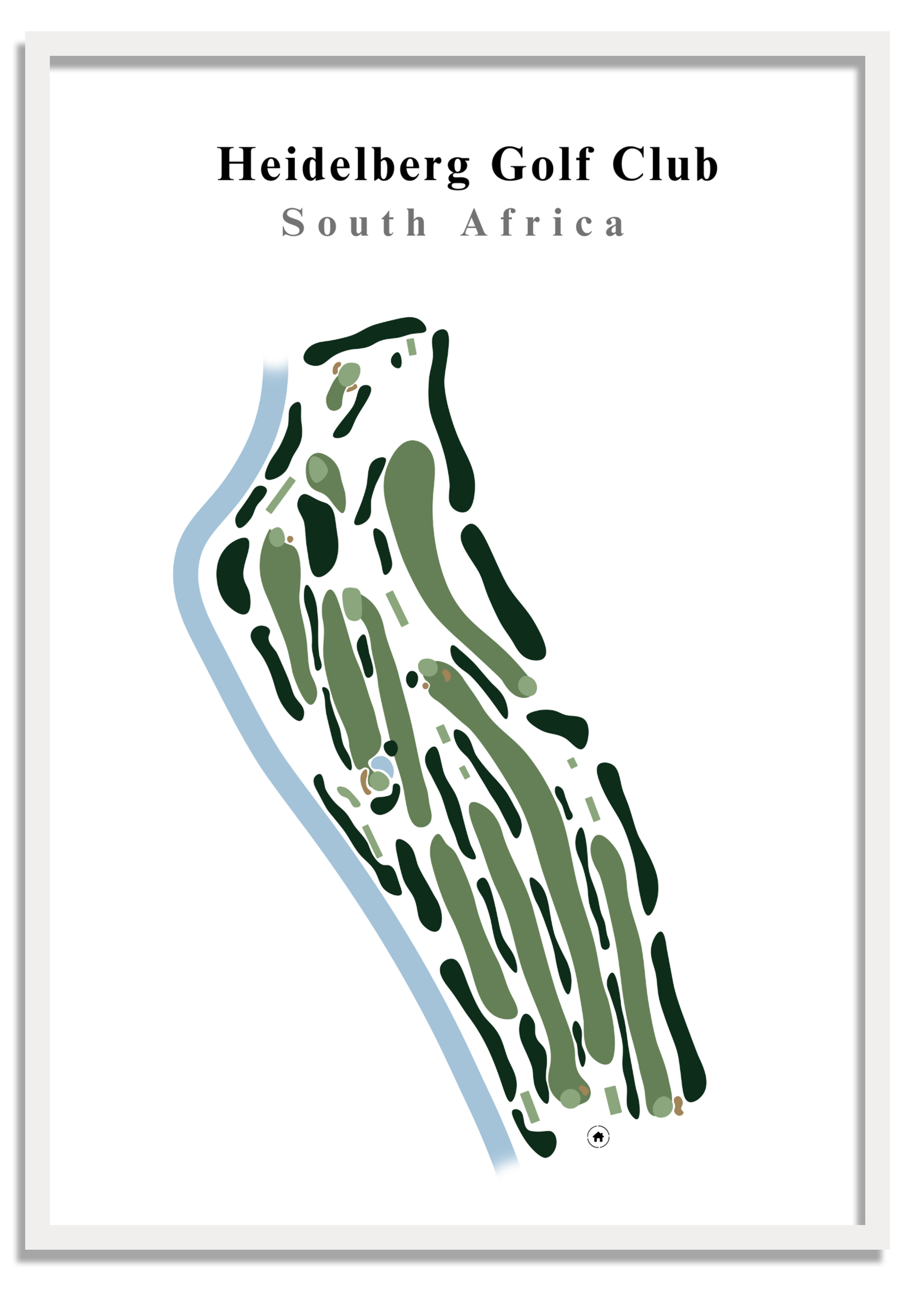 Heidelberg Golf Club - South Africa - Printed Golf Course - Fairway Prints